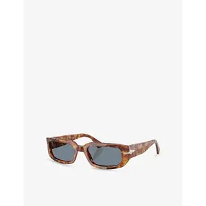 Persol Po3385s Rectangle-frame Sunglasses - Brown