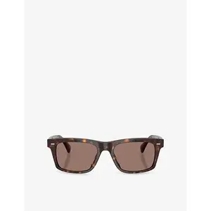 Oliver Spencer Ov5596su Rectangle Sunglasses - Brown
