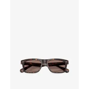 Oliver Spencer Ov5596su Rectangle Sunglasses - Brown
