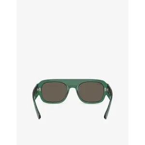 Ray-ban Irregular Acetate Sunglasses - Green