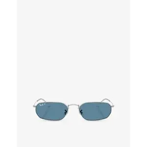 Ray-ban Irregular Metal Sunglasses - Silver