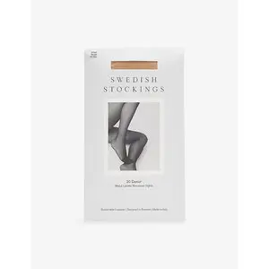 Swedish Stockings Malva Sheer Woven Tights Beige