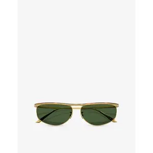 Oliver Spencer Ov1367s Oval Sunglasses - Gold