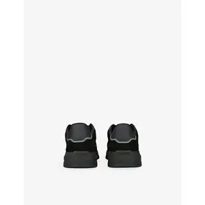 CLEENS Layup Leather And Suede Trainers - Black