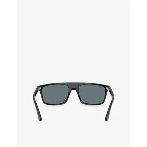 Ray-ban Square-frame Acetate Sunglasses - Black