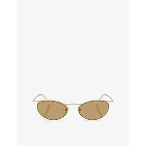 Giorgio Armani Ar6175 Butterfly-frame Sunglasses - Gold