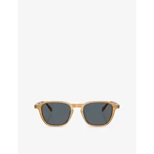 Oliver Spencer Emryn Square-frame Sunglasses - Yellow