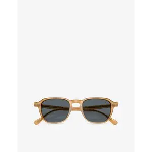 Oliver Spencer Emryn Square-frame Sunglasses - Yellow