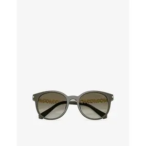 Michael Kors Round-frame Acetate Sunglasses - Green