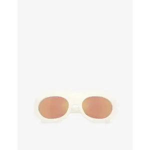 Moncler Round-frame Acetate Sunglasses