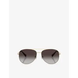 Michael Kors Mk1172 Perledo Pilot Sunglasses - Gold