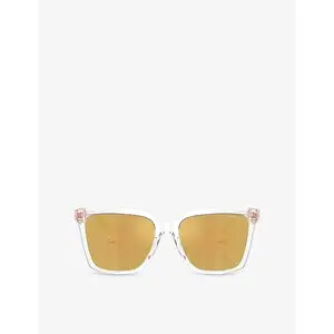 Michael Kors Menaggio Square-frame Sunglasses - Clear