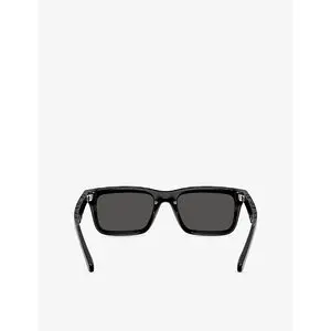 Burberry Rectangle Acetate Sunglasses - Black