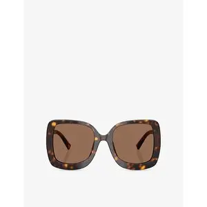 Dolce & Gabbana Dg4513 Square-frame Tortoiseshell Sunglasses - Brown