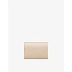 Cartier Panthère C De Mini Leather Wallet - Beige