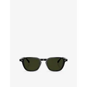 Oliver Spencer Oliver Peoples Emryn Square-Frame Sunglasses Black