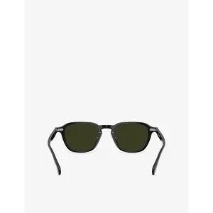 Oliver Spencer Emryn Square-frame Sunglasses - Black