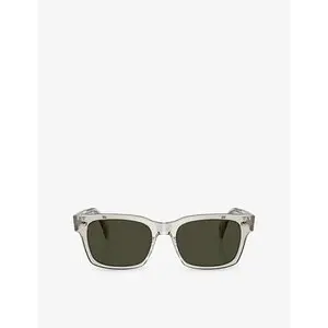 Oliver Spencer Square Frame Acetate Sunglasses - Grey