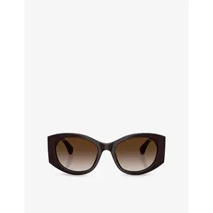 Chanel CH5524 Oval Sunglasses Red