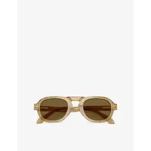 Giorgio Armani Ar8244 Pillow-frame Tortoiseshell Sunglasses - Brown
