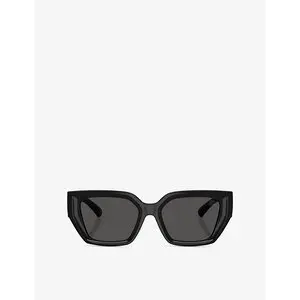 Burberry Be4472u Square-frame Sunglasses - Black