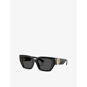 Burberry Be4472u Square-frame Sunglasses - Black