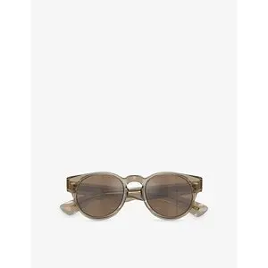 Oliver Spencer Hayton Round-frame Sunglasses - Green