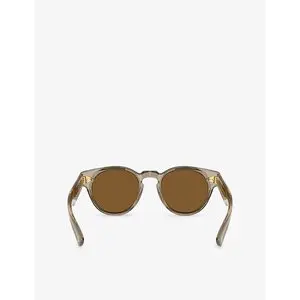Oliver Spencer Hayton Round-frame Sunglasses - Green