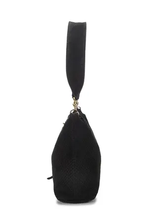 Chanel Wild Stitch Suede Shoulder Bag