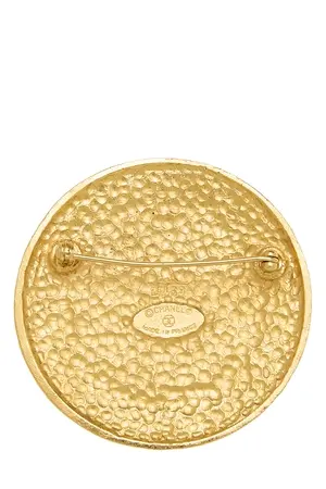 Chanel Cc Logo Brooch
