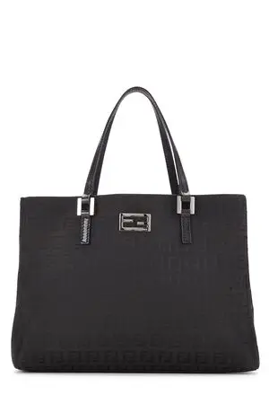 Fendi Zucchino Tote - Black