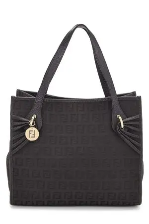 Fendi Zucchino Tote - Black