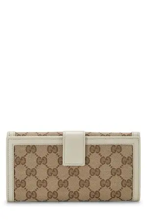 Gucci Original Gg Canvas Britt Continental Wallet