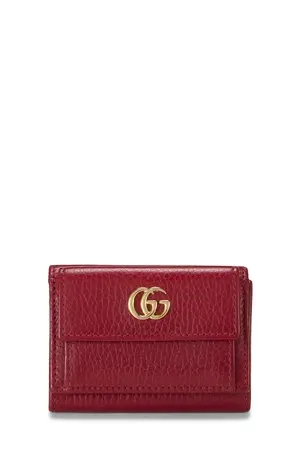 Gucci Red Gg Marmont Wallet Small Red
