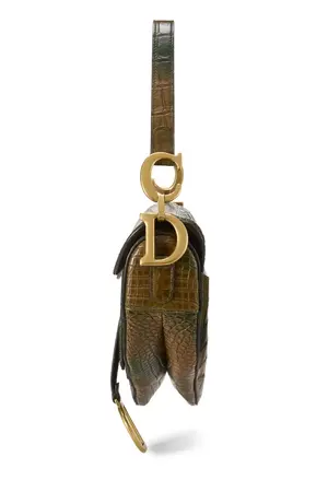 Dior Saddle Bag With Logo Hardware - Multi
