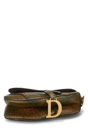 Dior Saddle Bag With Logo Hardware - Multi
