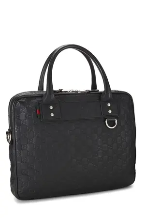 Gucci Rubberized Gg Briefcase