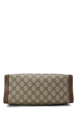 Gucci Gg Supreme Padlock Tote - Beige