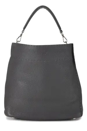 Fendi Leather Selleria Hobo Bag