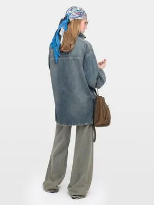 Zadig&Voltaire Timona Denim Shirt - Medium Blue