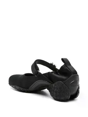 Simone Rocha Embellishment-strap Ballet Sneakers - Black