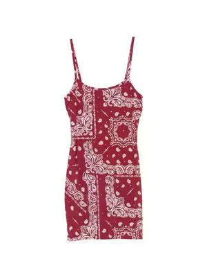 VENUJA Paisley Print Mini Dress
