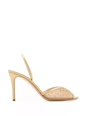 ANDREA WAZEN Jen Slingback Pumps - Neutrals