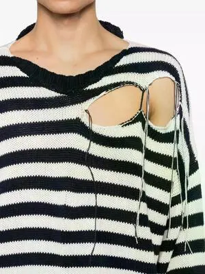 CHARLES JEFFREY Striped Sweater