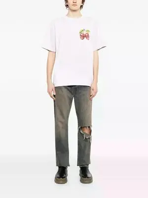 MELT Skull Printed T-shirt - Pink