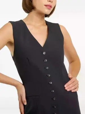 Cinq À Sept Kallen Buttoned Dress - Blue