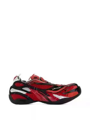 Balenciaga Soleless Panelled Sneakers - Red