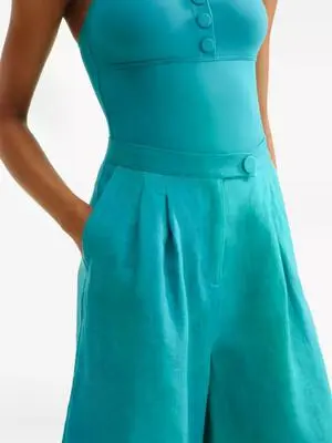 ERES Bermuda Pleated Shorts - Blue
