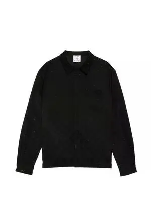 Casablanca Crystal Embellishment Shirt - Black