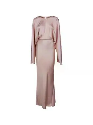 Norma Kamali Long-sleeved Maxi Dress